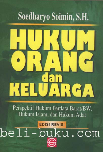 Hukum Orang dan Keluarga: Perspektif Hukum Perdata Barat/BW, Hukum ...
