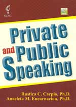 Private and Public Speaking: Rustica C. Carpio & Anacleta M ...